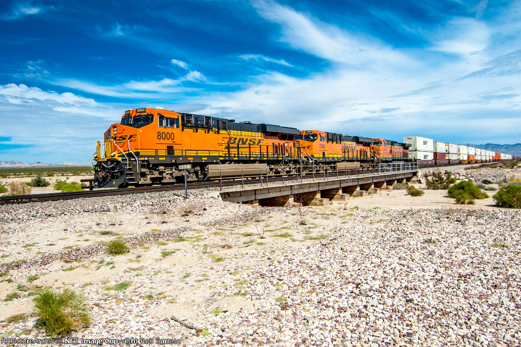 Doublestacks climbing Goffs Hill elephant-style